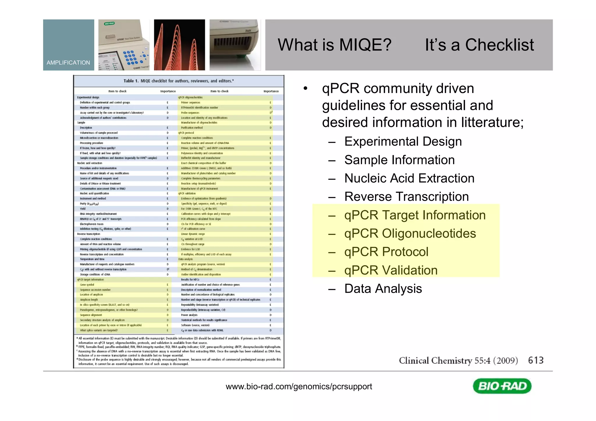 A practical approach to assay design for qPCR | PDF