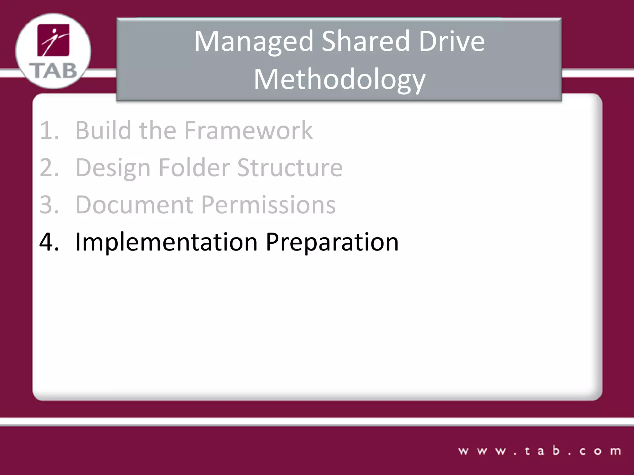 A Practical Approach to Managed Shared Drives | PPTX