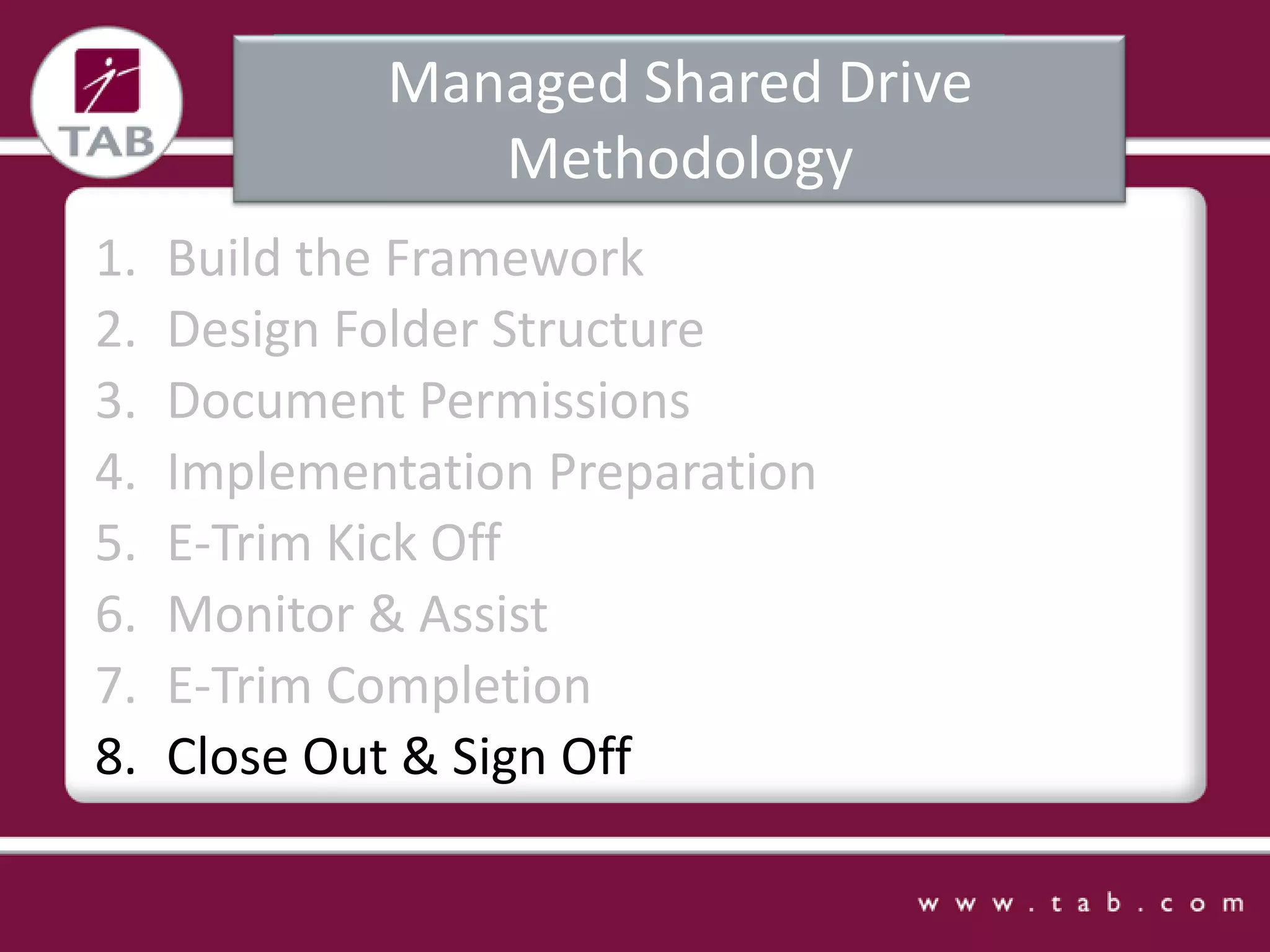 A Practical Approach to Managed Shared Drives | PPT