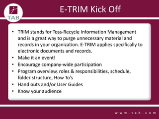 A Practical Approach to Managed Shared Drives | PPTX