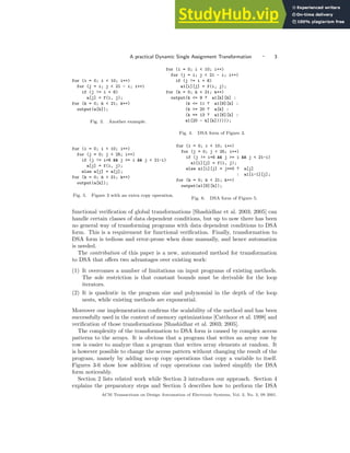 A Practical Dynamic Single Assignment Transformation | PDF