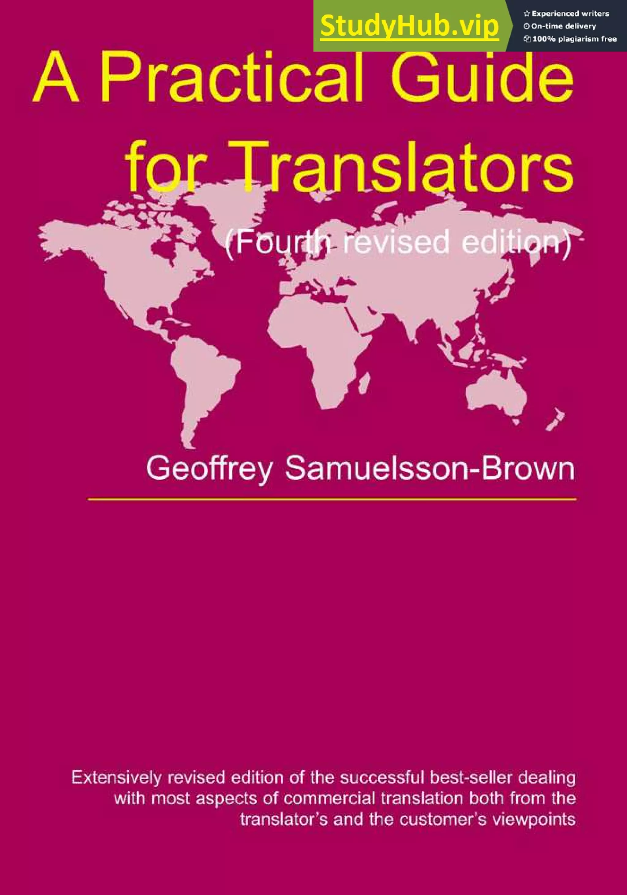 A Practical Guide For Translators | PDF