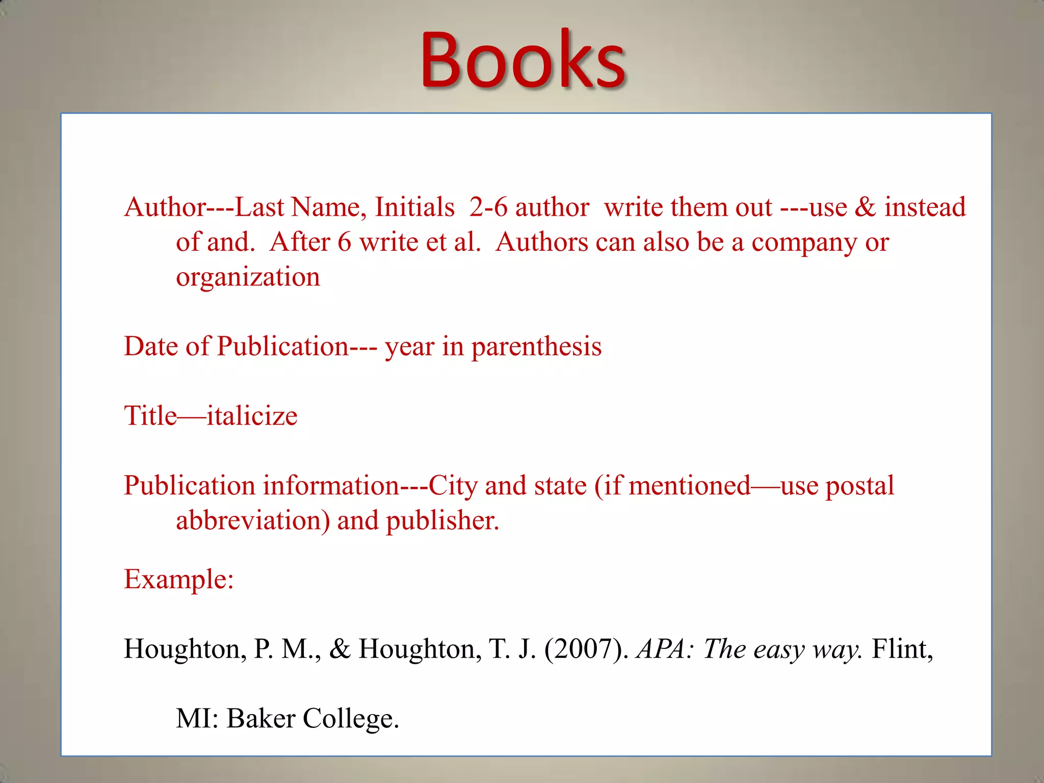 A practical guide to APA style | PPTX