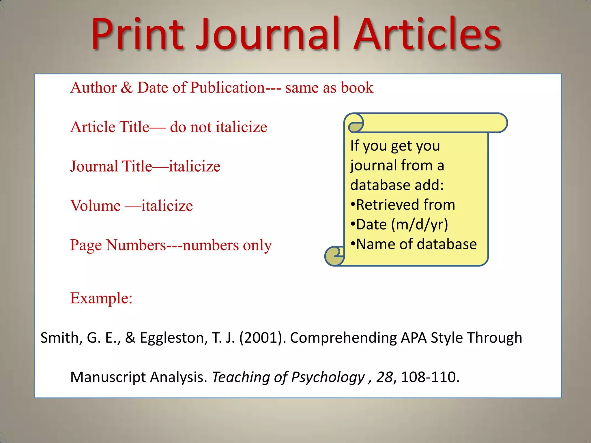 A practical guide to APA style | PPTX