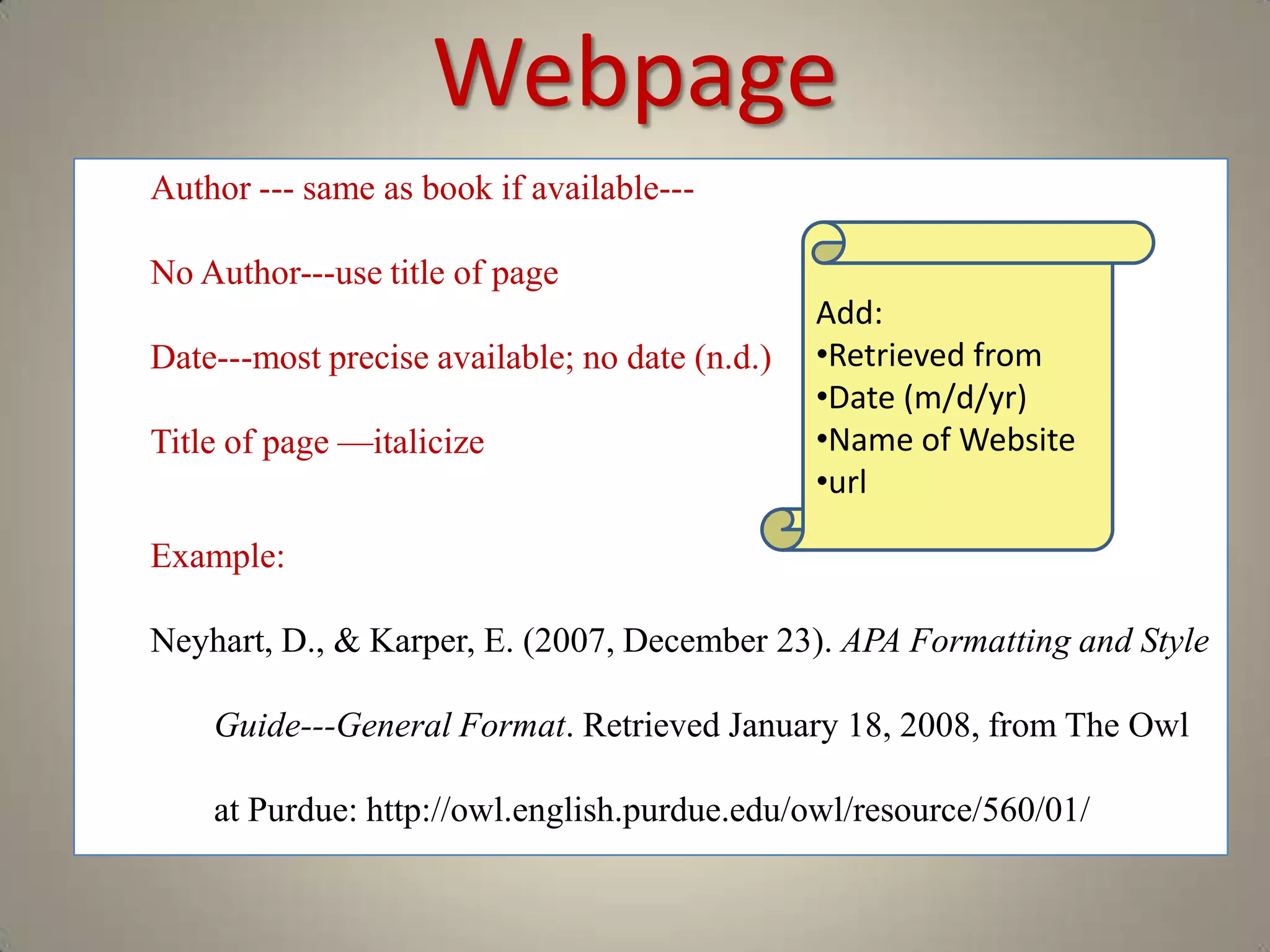 A practical guide to APA style | PPTX