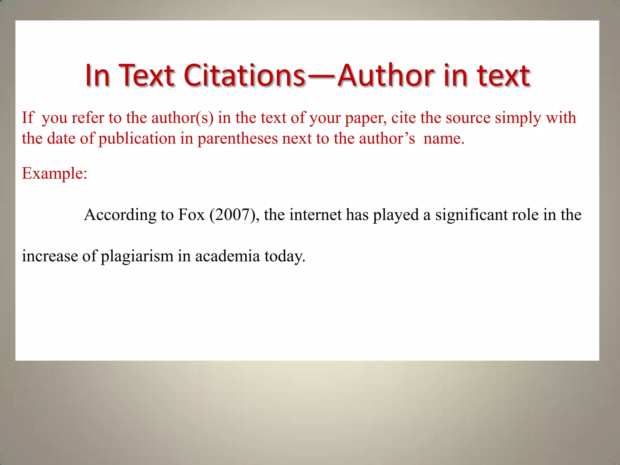 A practical guide to APA style | PPTX