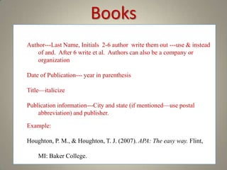 A practical guide to APA style | PPTX