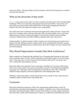 A Practical Guide to Data Mesh Architecture Blog.docx