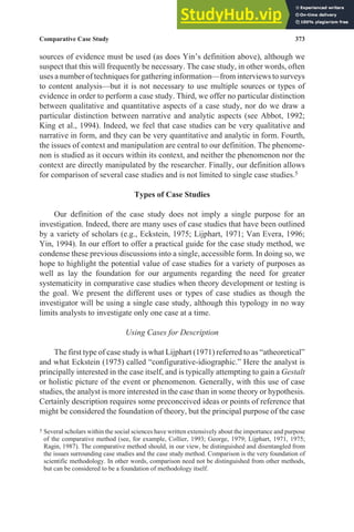 A Practical Guide To The Comparative Case Study Method In Political ...