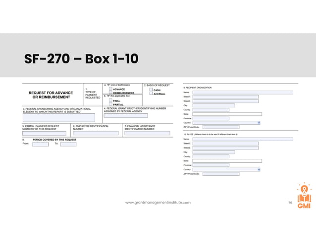 A Practical Guide to the SF-425 & SF-270 Forms | Grant Management ...