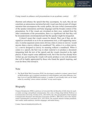 A Practical Guide To Using Visuals To Enhance Oral Presentations In An ...