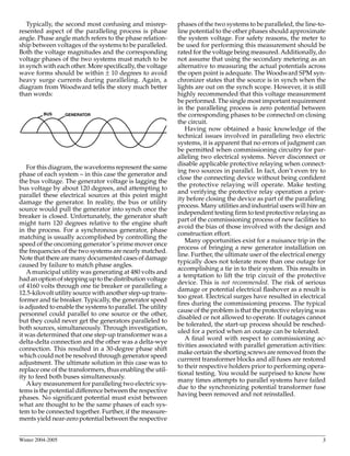 A practical primer for paralleling electric systems | PDF