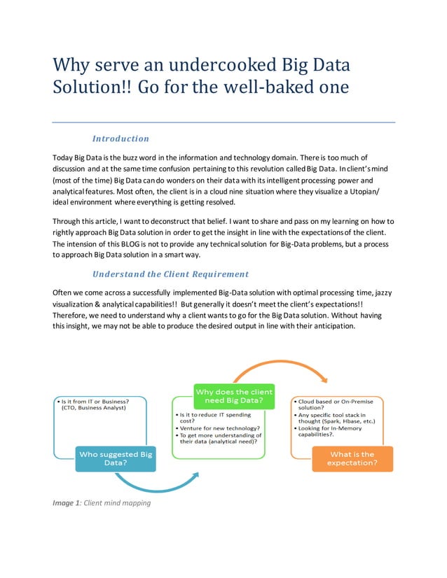 A practice to perfect the big data solution | PDF