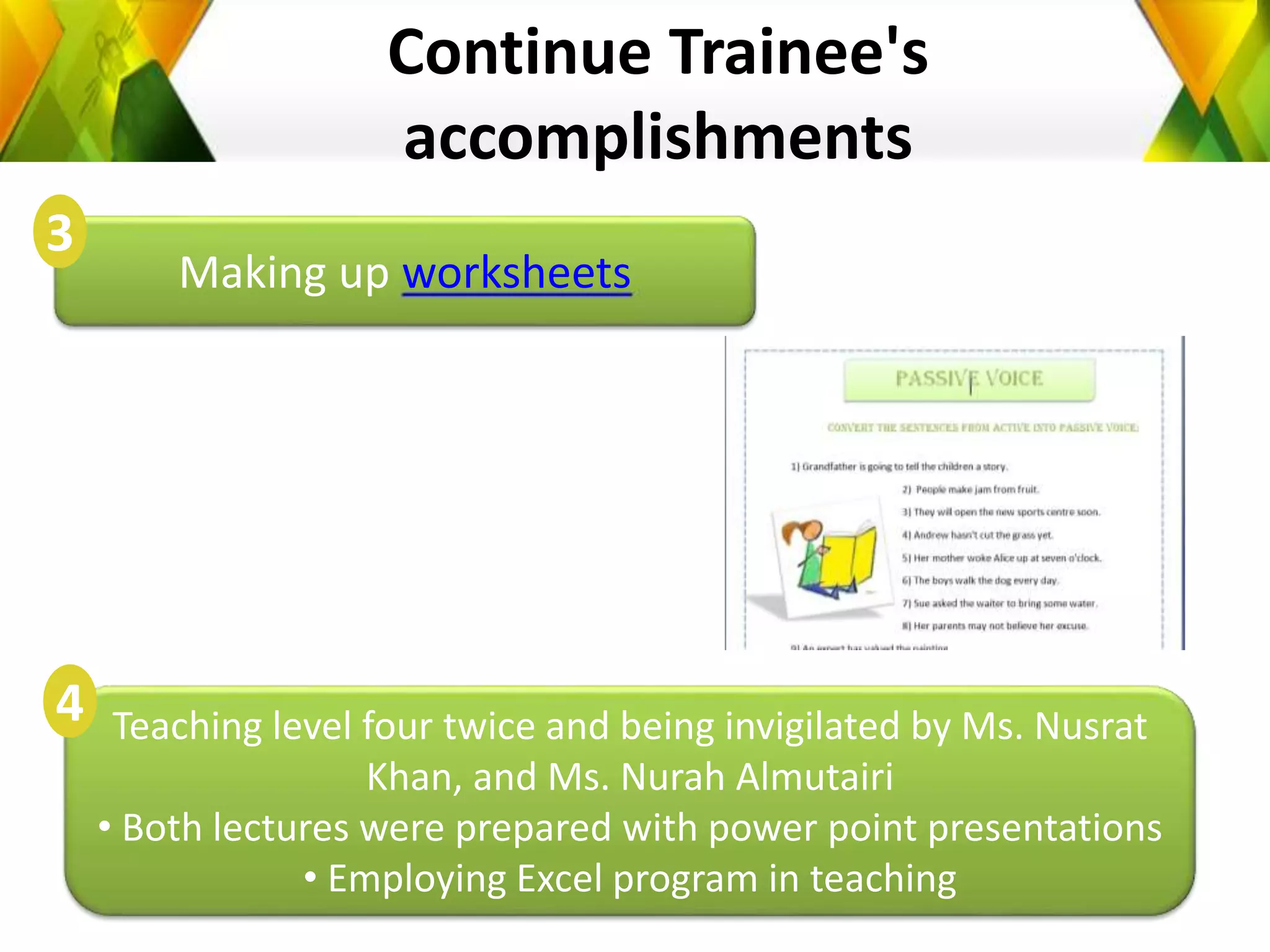 A practicum training presentation | PPT