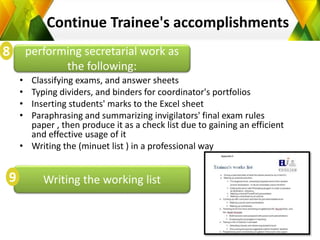 A practicum training presentation | PPT