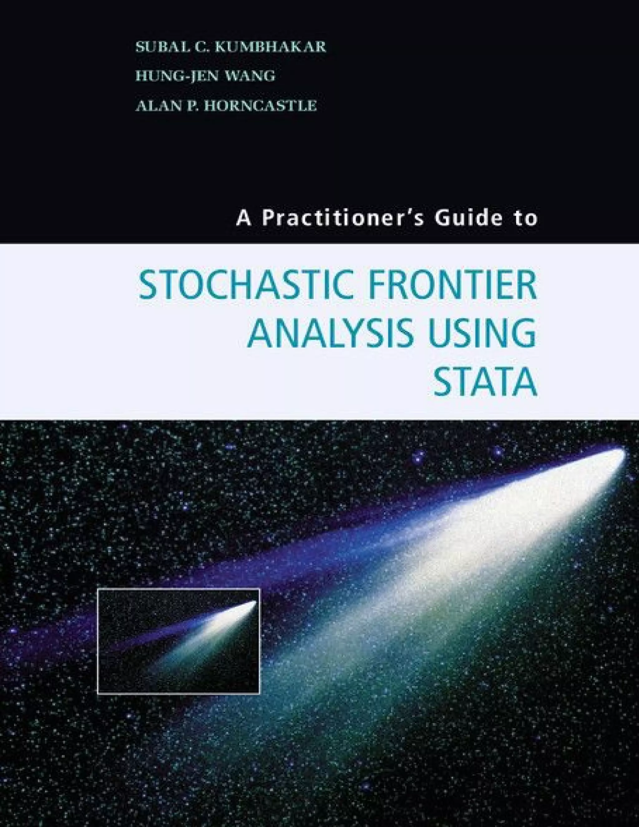 A practitioners guide to stochastic frontier analysis using stata-kumbhakar | PDF