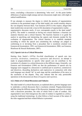 A Pragma-Dialectical Approach To Argumentative Discourse | PDF