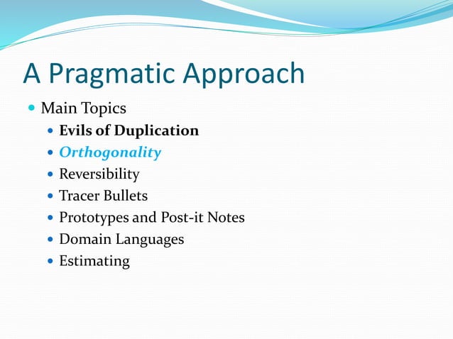 A Pragmatic Approach | PPT