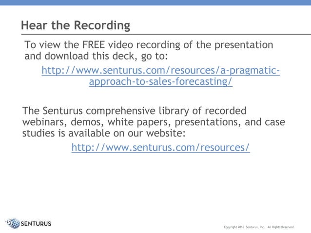 Using Salesforce, ERP, Tableau & R in Sales Forecasting | PPTX