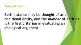 Apraising analogical argument | PPTX