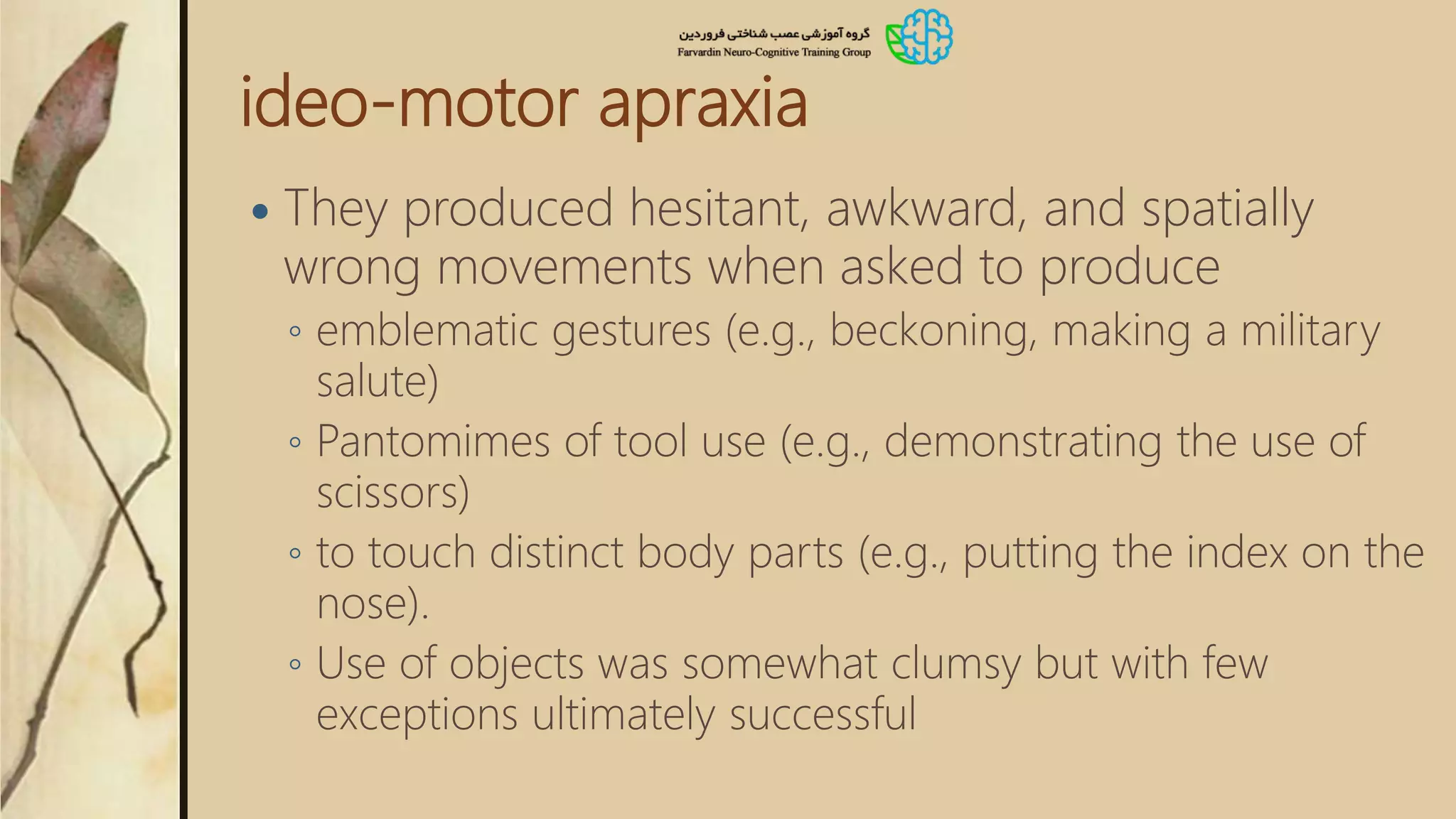 Apraxia | PPSX