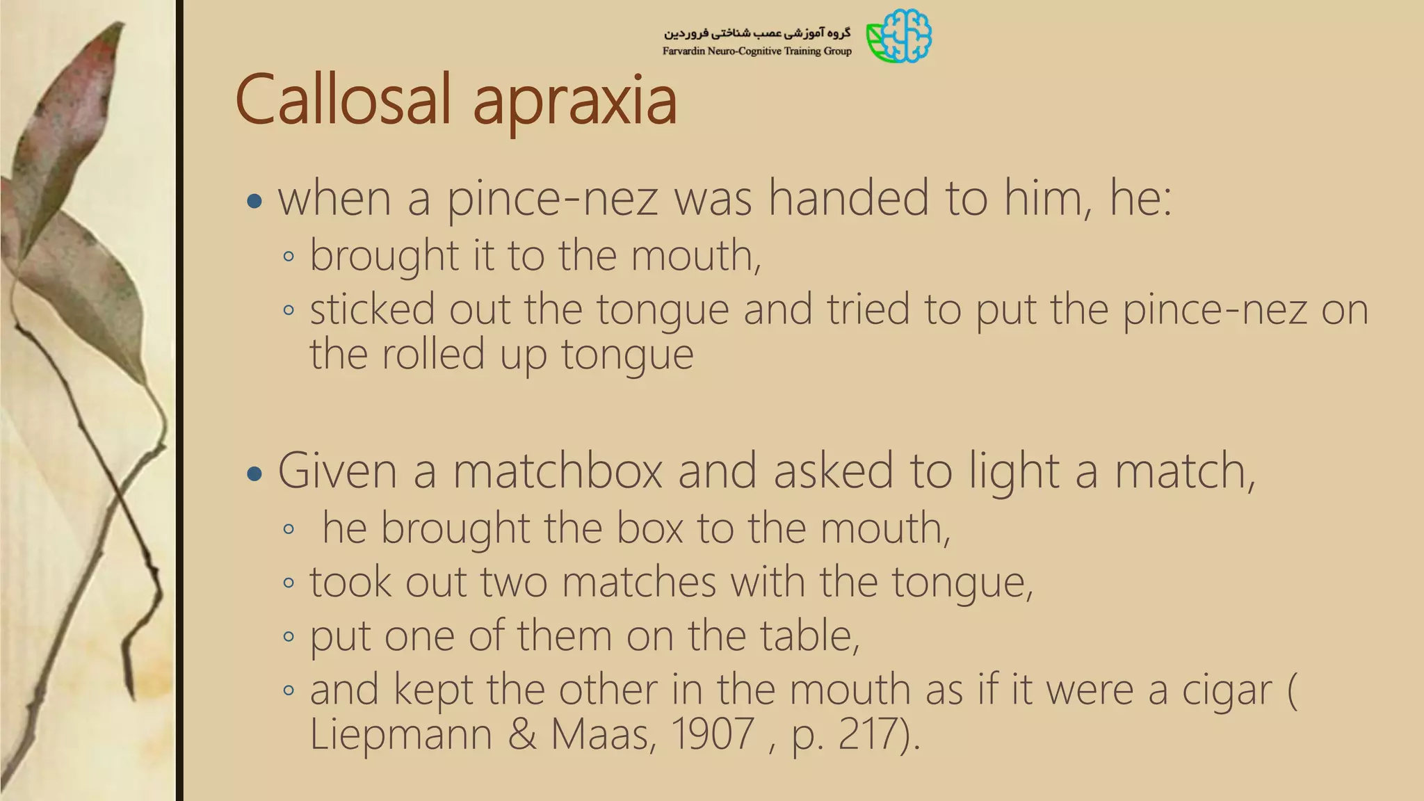 Apraxia | PPSX