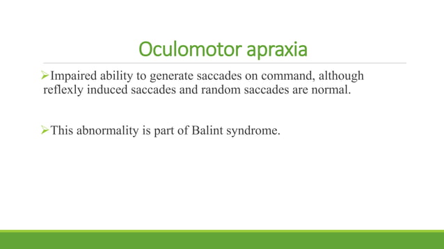 Apraxia examination and evaluation | PPTX | Physical Therapy | Wellness