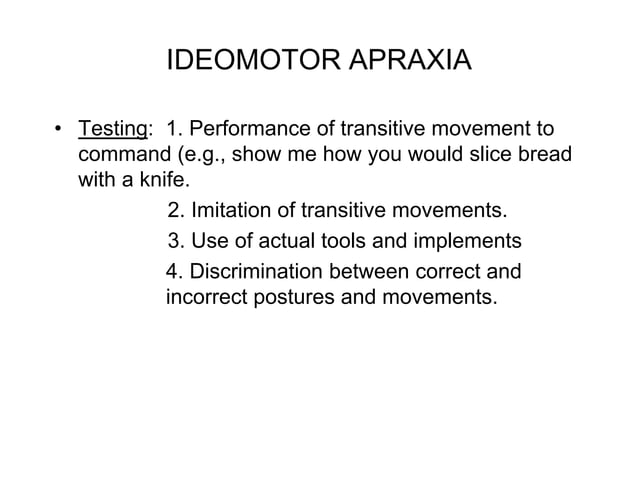 APRAXIA.ppt | Physical Therapy | Wellness