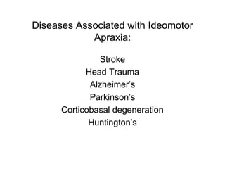 APRAXIA.ppt | Physical Therapy | Wellness