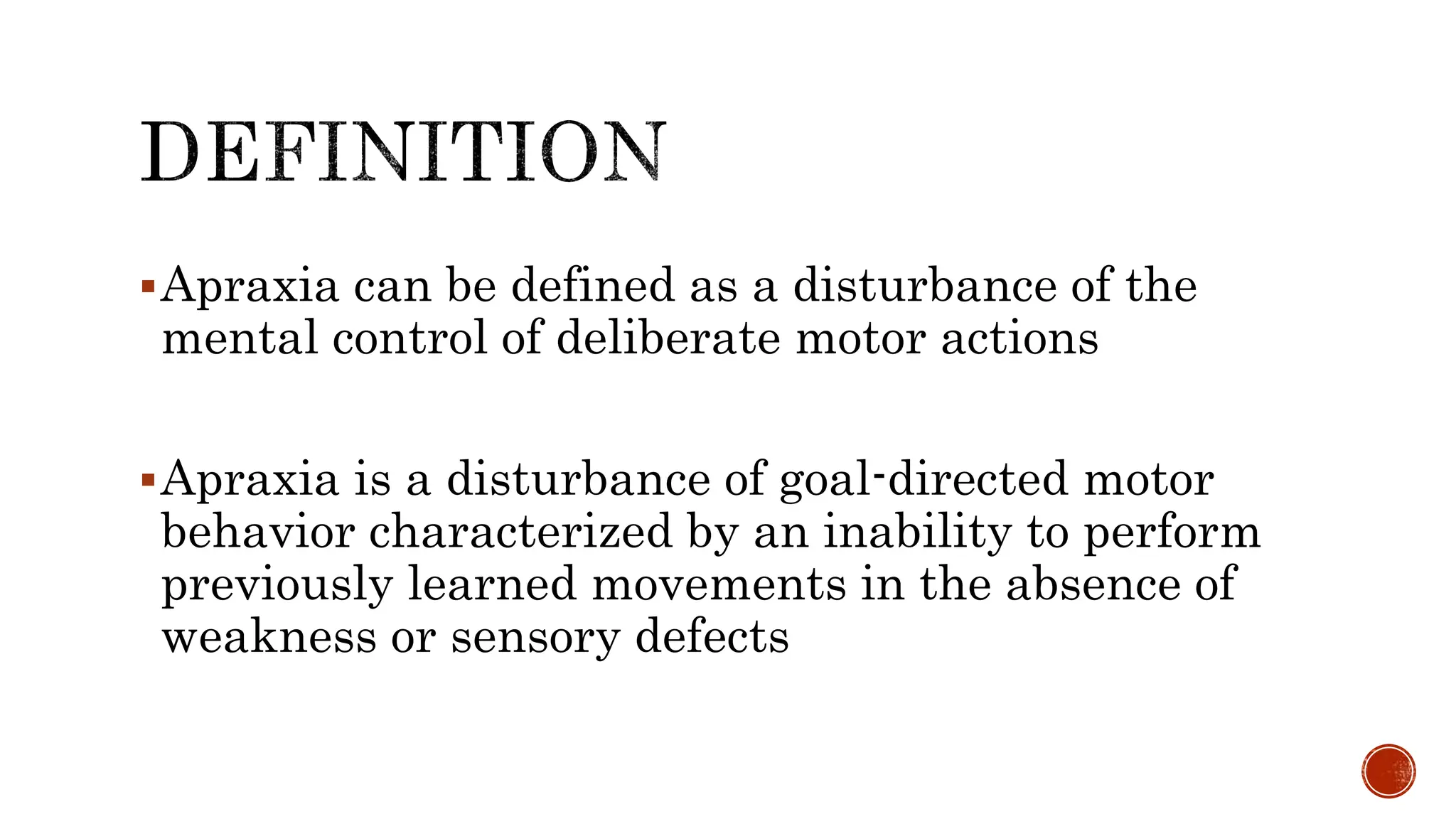 Apraxia and Other Types (Neuropsychology) | PPTX