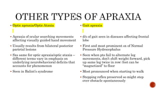 Apraxia and Other Types (Neuropsychology) | PPTX