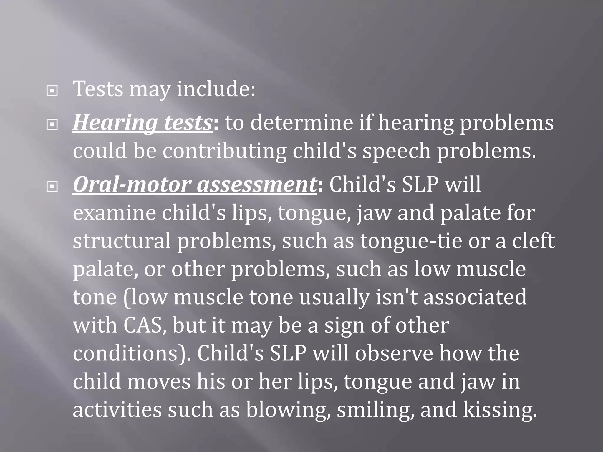 Apraxia, aphasia assessment and their management | PPTX