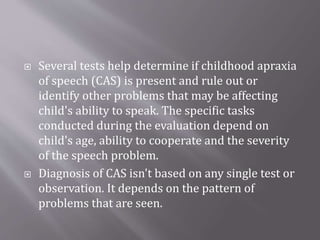 Apraxia, aphasia assessment and their management | PPTX