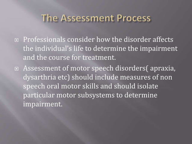 Apraxia, aphasia assessment and their management | PPTX