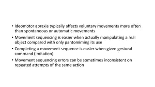 Apraxia of speech | PPTX