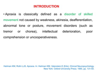 Apraxias final | PPT