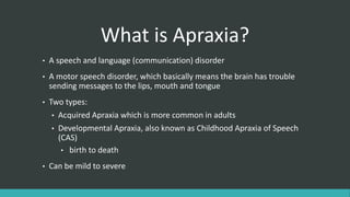 Apraxia | PPT