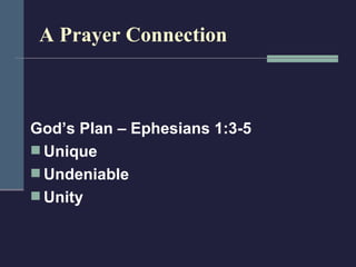 A Prayer Connection | PPT