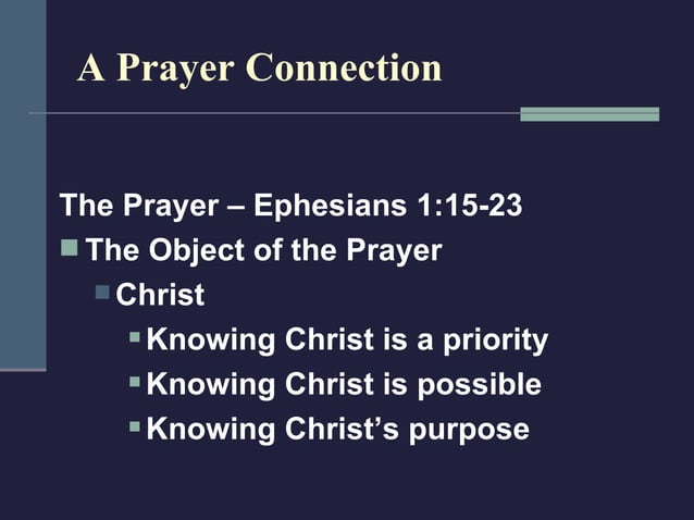 A Prayer Connection | PPT