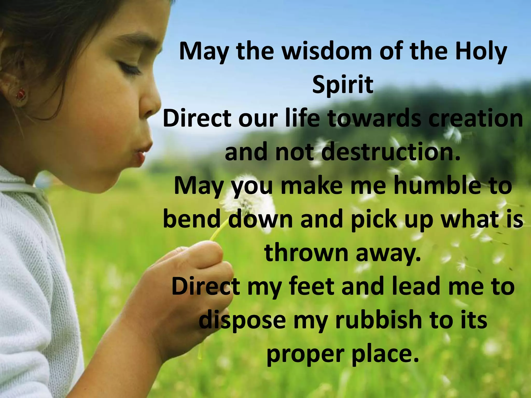 A Prayer For Environment Ppsxfinal | PPSX