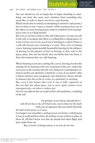 A Prayer For Lim Lee Ching | PDF