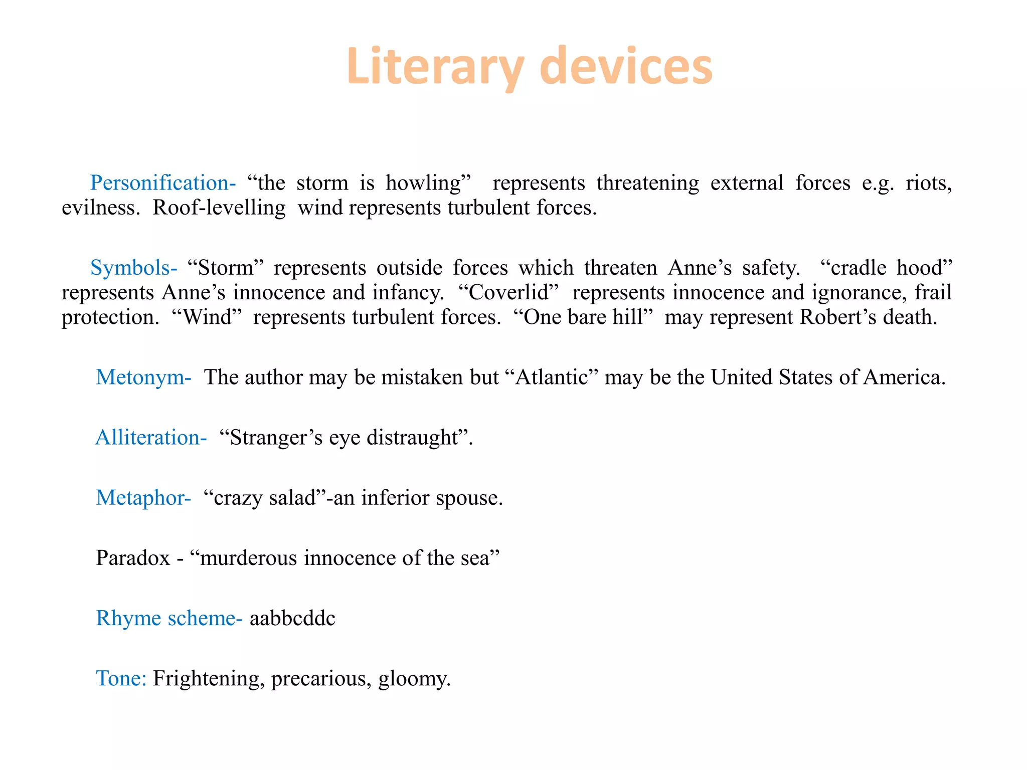 A prayer for my daughter poem by Yeats | PPTX