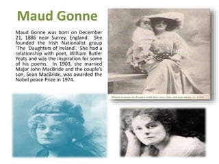 A prayer for my daughter poem by Yeats | PPTX