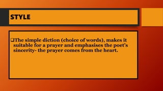 A prayer to all my countrymen by Guy Butler.pptx