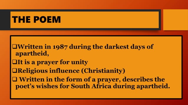 A prayer to all my countrymen by Guy Butler.pptx