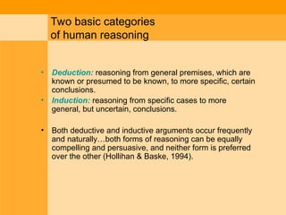 Formal Versus Informal Logic lecture presentation | PPT