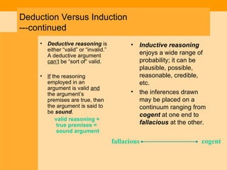 Formal Versus Informal Logic lecture presentation | PPT