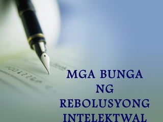 Ap rebolusyong intelektwal | PPT