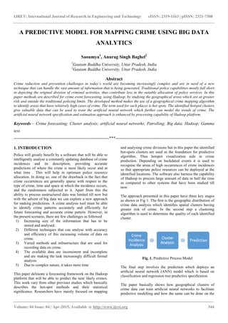 A predictive model for mapping crime using big data analytics | PDF