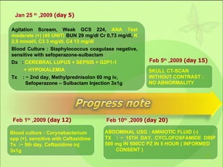 A Pregnant Patient With Cerebral Lupus | PPT